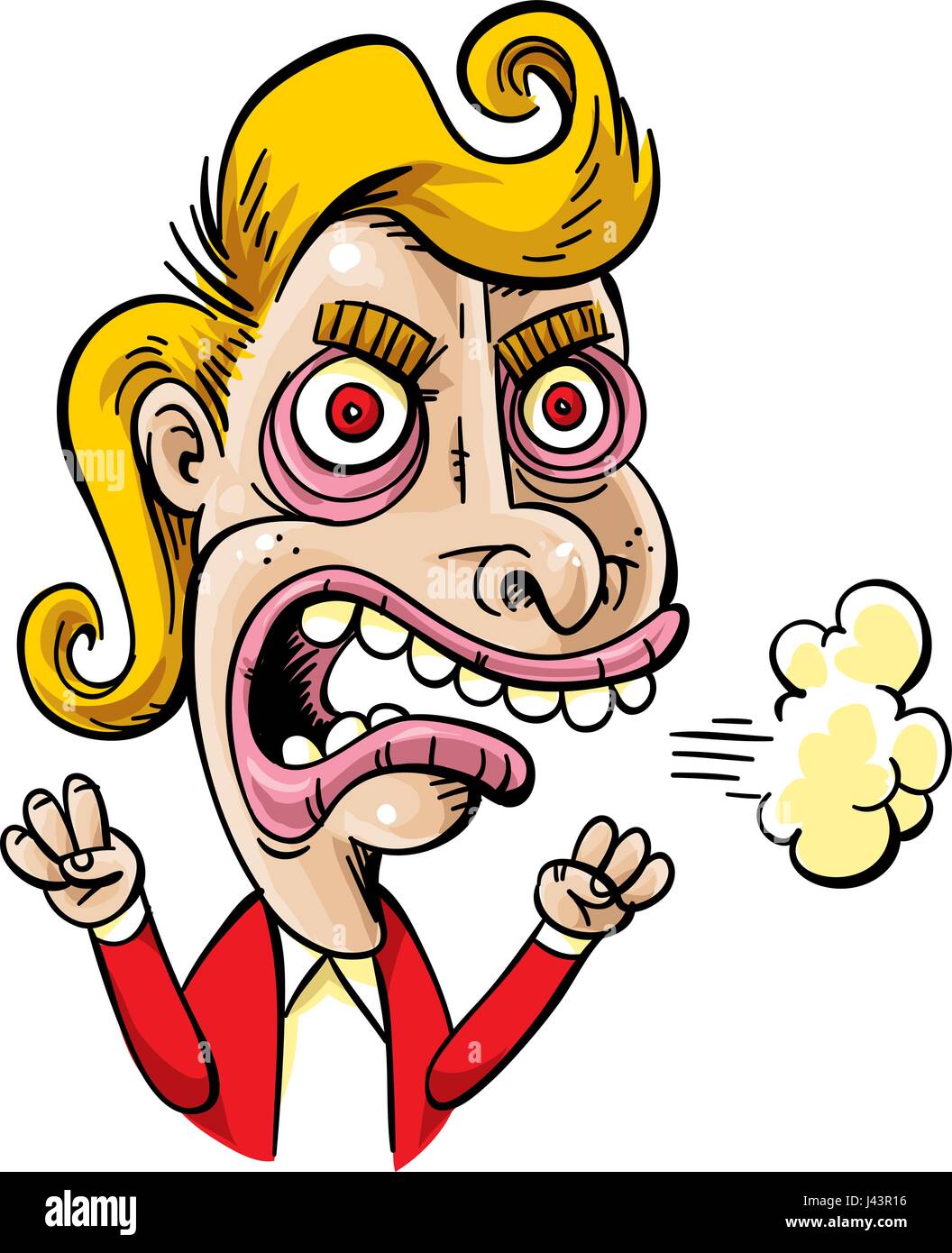 Spitting Stock Vector Images - Alamy