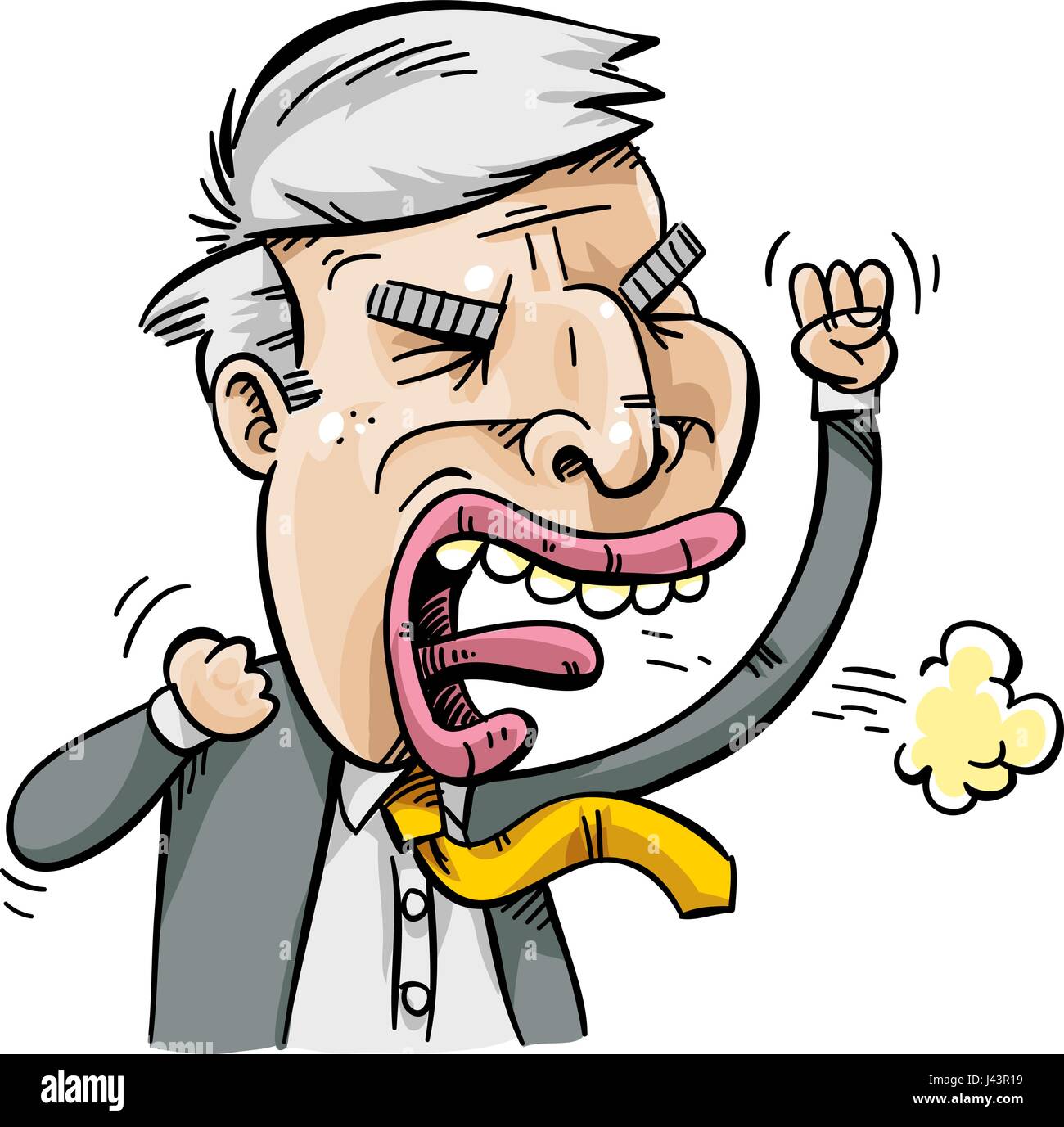 Man Spitting Clipart