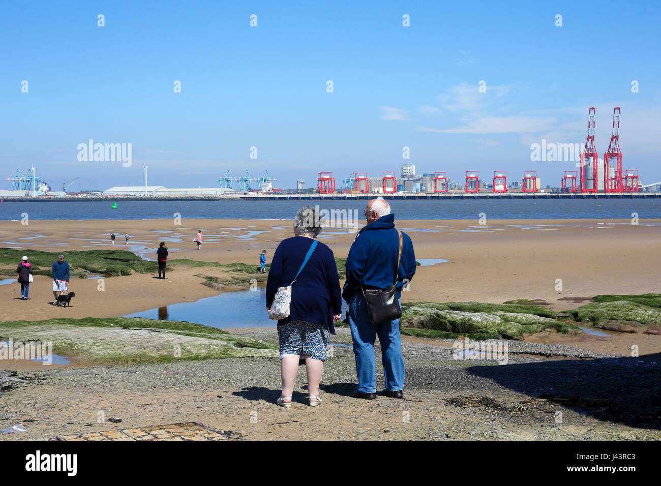 New Brighton, Merseyside Stock Photo - Alamy