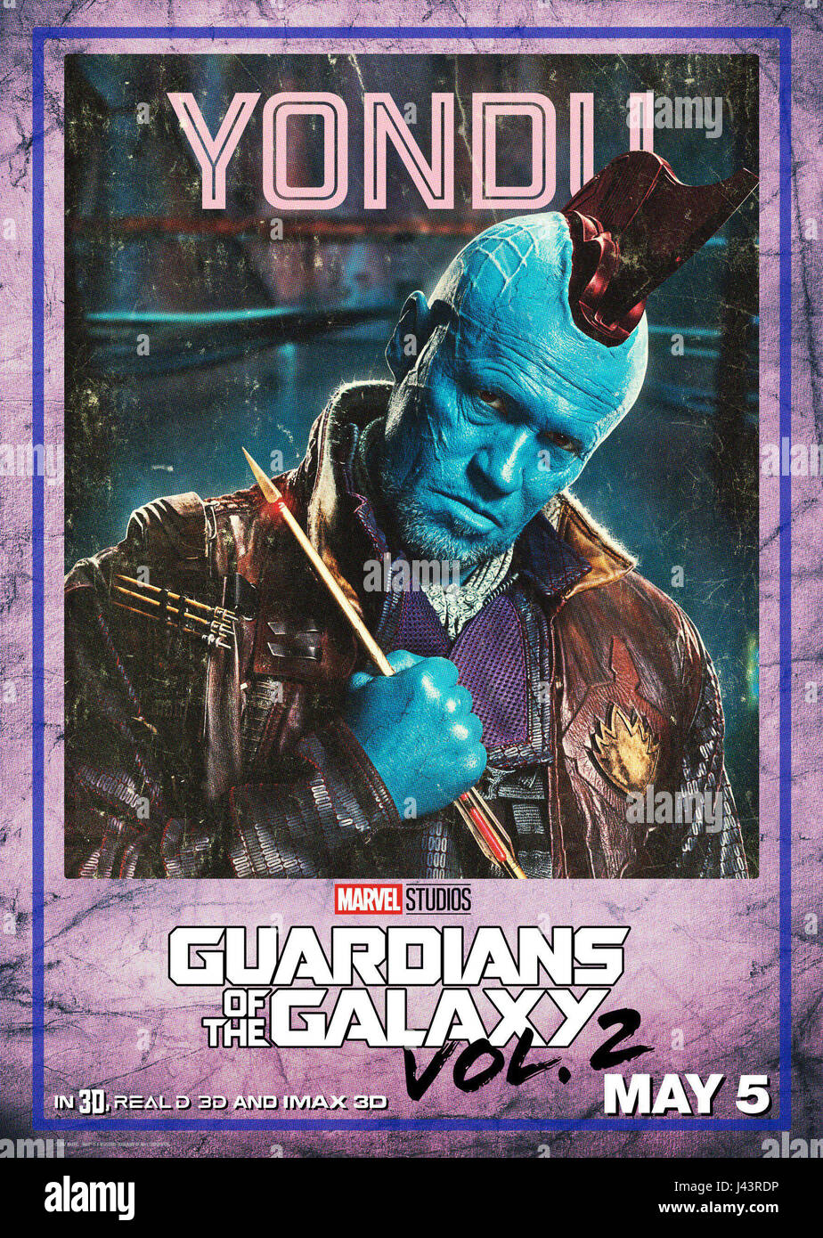 GUARDIANS OF THE GALAXY VOL. 2, US character poster, Michael Rooker ...