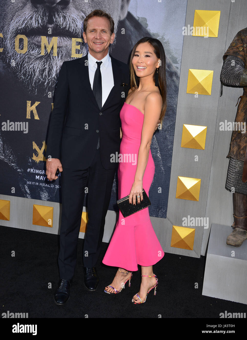 Los Angeles, USA. 08th May, 2017. Sebastian Roche, wife Alicia Hannah ...