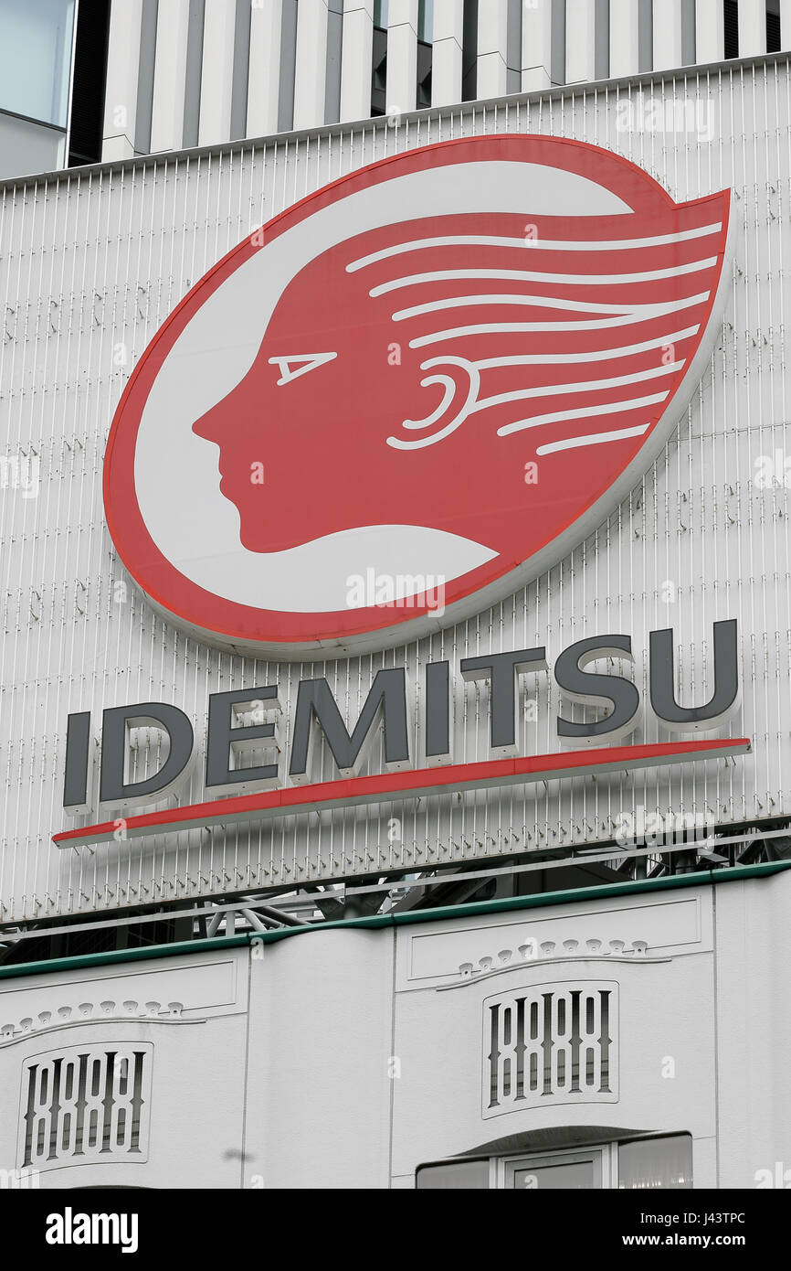 A signboard of Idemitsu Kosan Co is seen in Tokyo on May 9, 2017, Japan ...