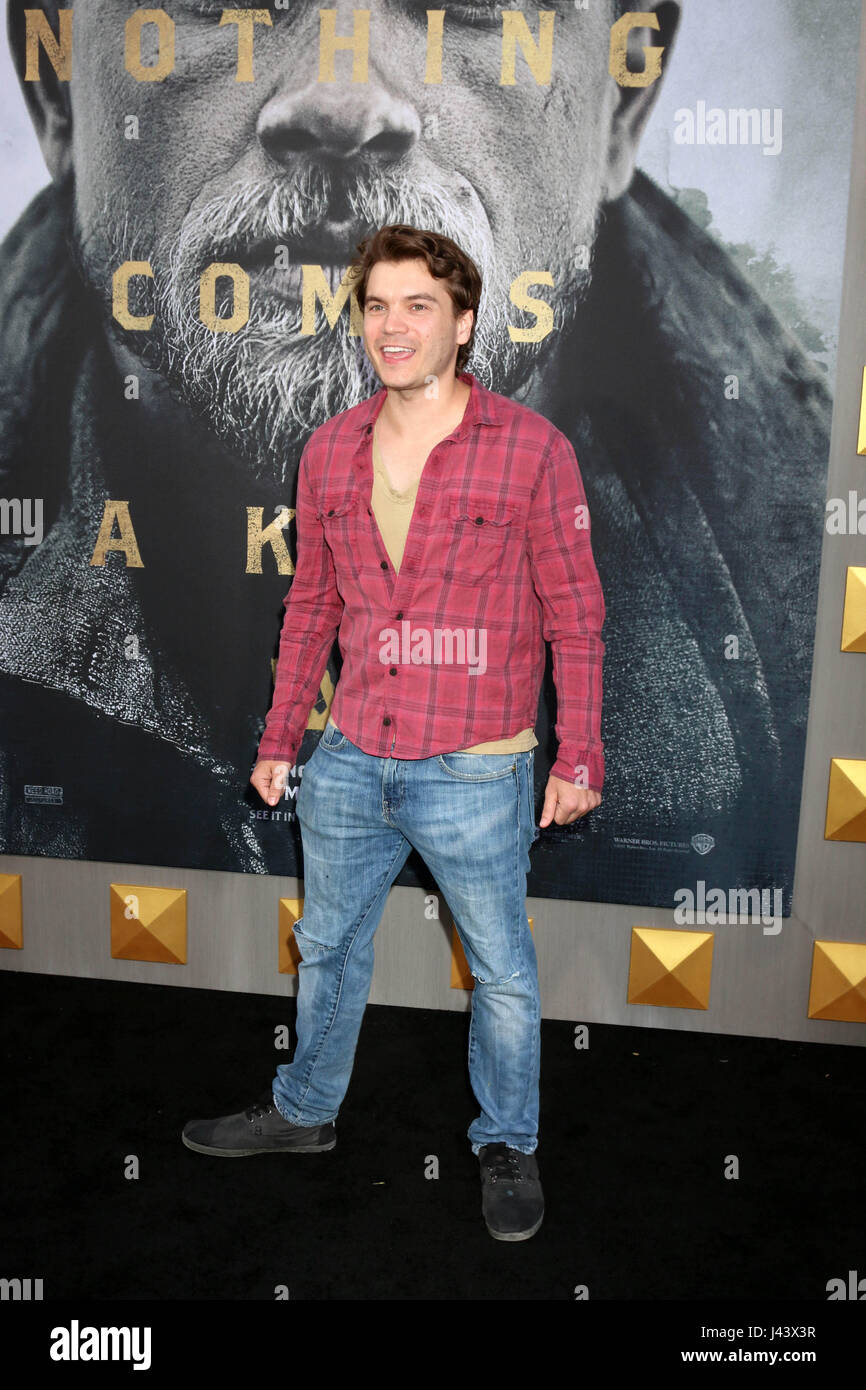 Hollywood, Ca. 8th May, 2017. Emile Hirsch at the premiere Of Warner ...