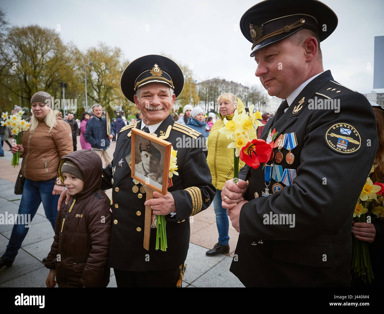 Vitebsk, Belarus. 9th May, 2017. The procession along the main street ...