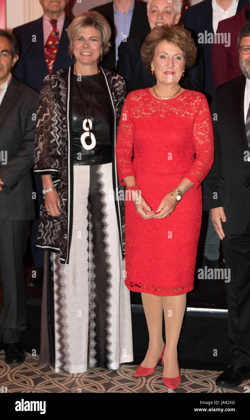 Amsterdam, Netherlands. 09th May, 2017. Princess Margriet and Princess ...