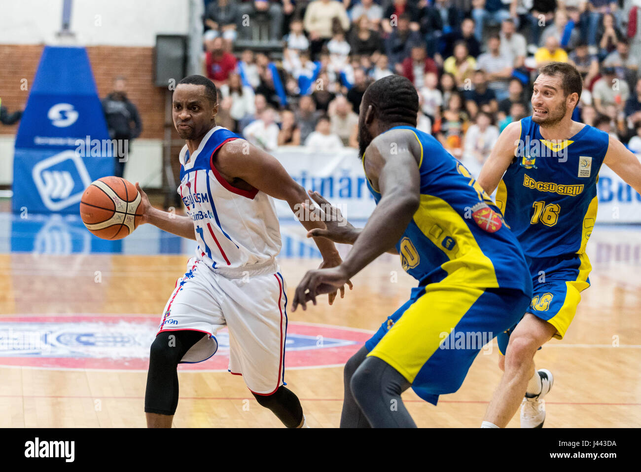 May 8, 2017: Morris Curry #7 of Steaua CSM EximBank Bucharest during ...