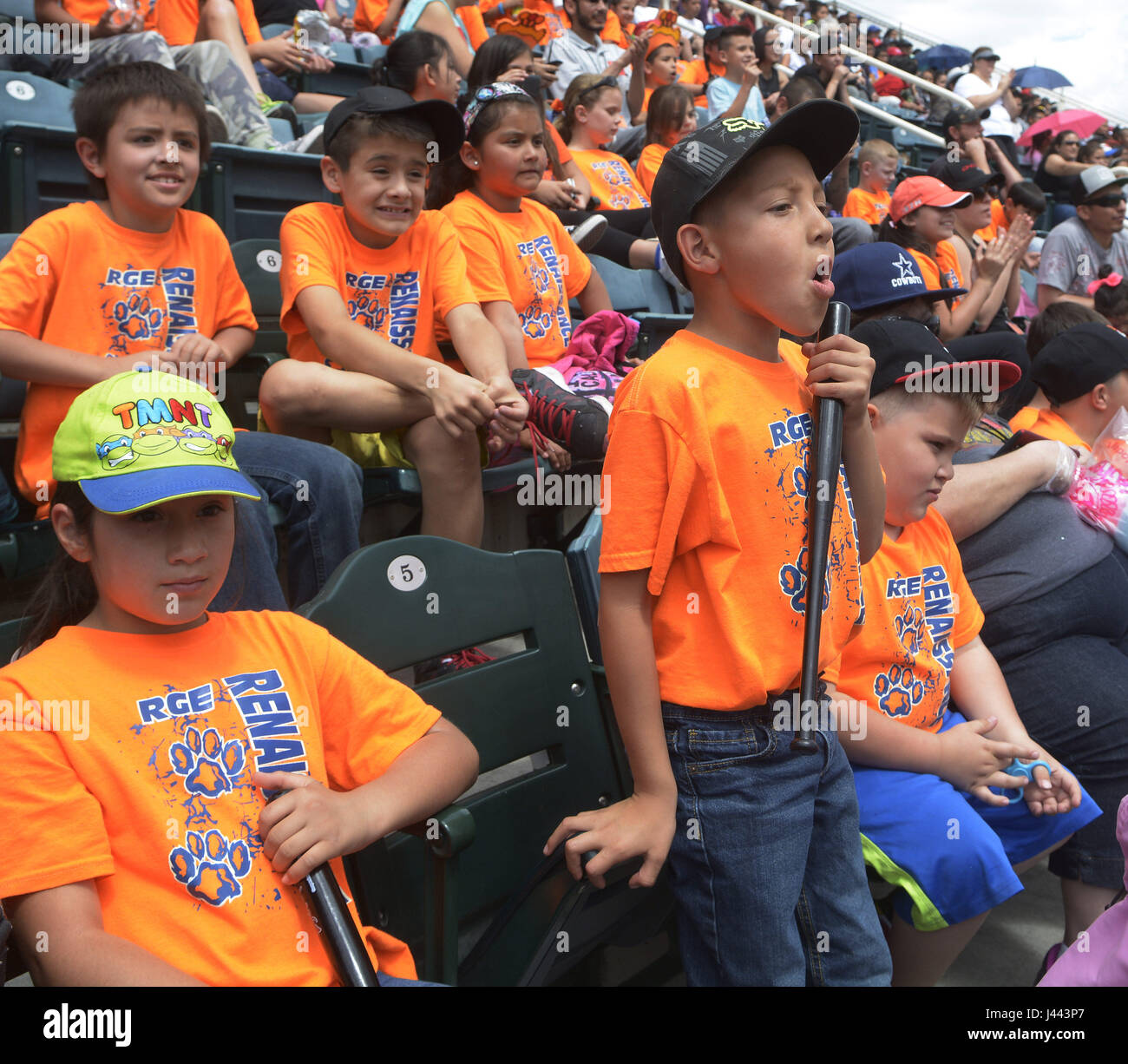 May 9, 2017 - U.S. - SPORTS -- Los Lunas Elementary first grader Jeriko ...