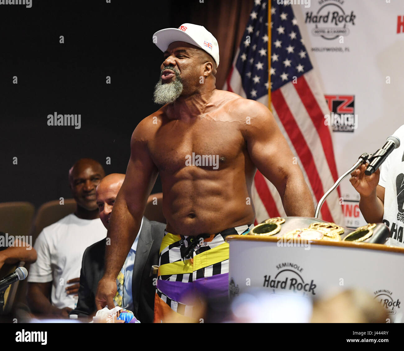 Hollywood FL, USA. 09th May, 2017. Two time Heavyweight World Champion ...