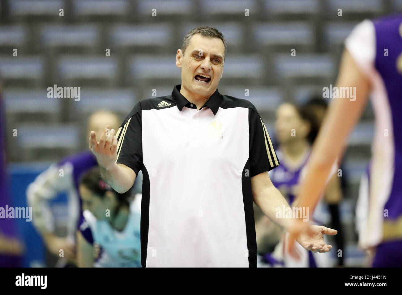 Kobe, Japan. 9th May, 2017. Zoran Terzic Head Coach (VOL) Volleyball ...