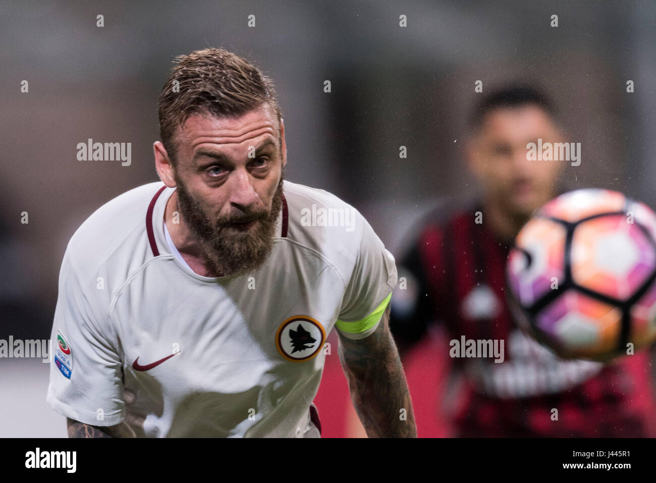 Milan, Italy. 7th May, 2017. Daniele De Rossi (Roma) Football/Soccer ...