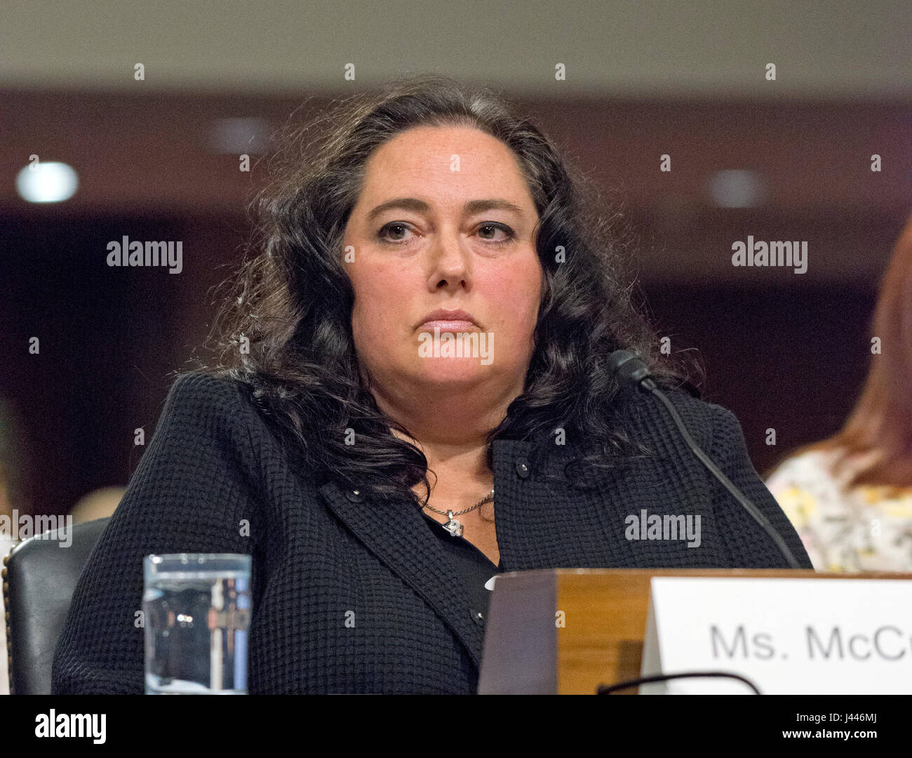 Elaine mccusker testifies united armed hi-res stock photography and ...