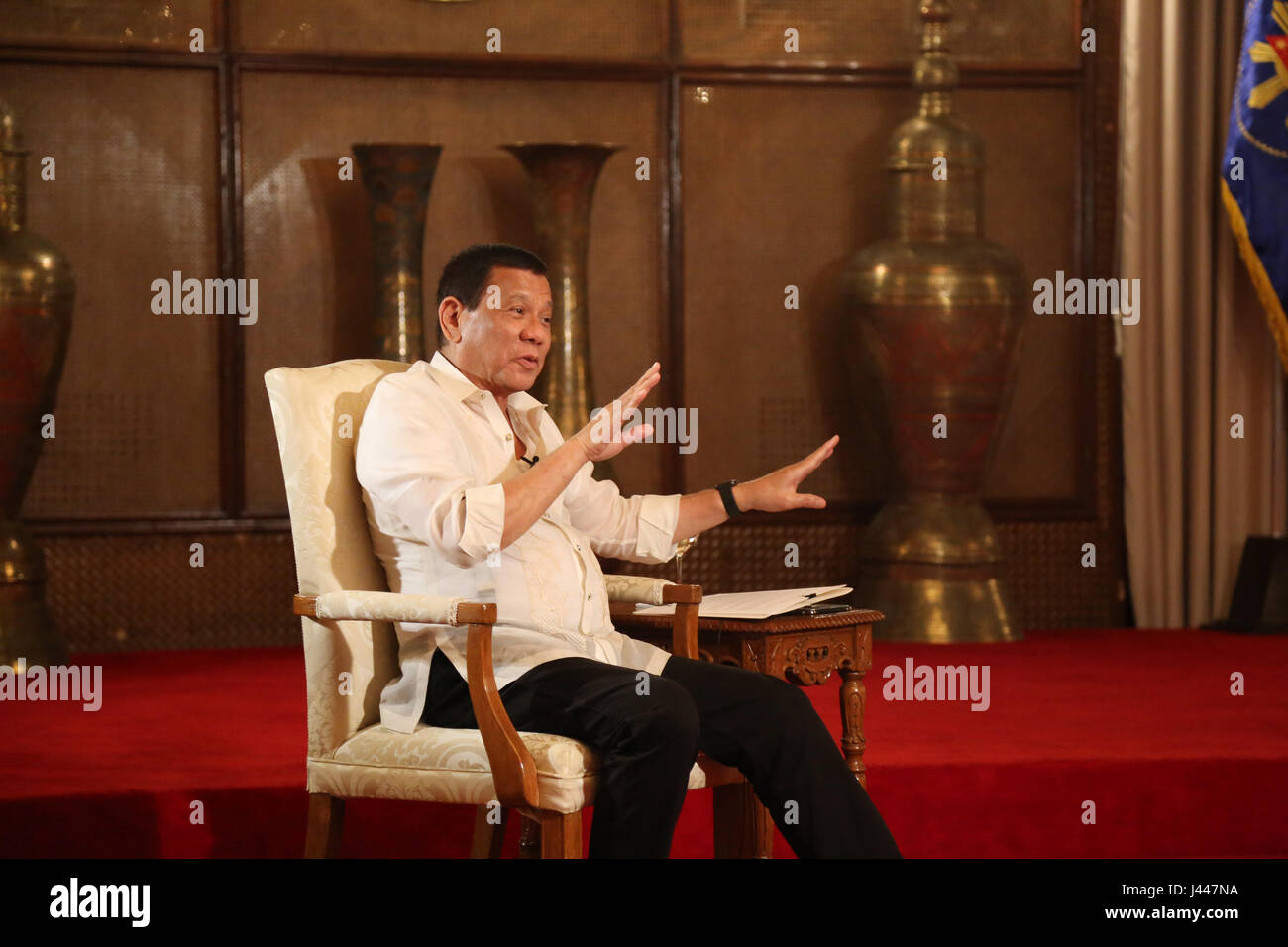 Manila, Philippines. 9th May, 2017. Philippine President Rodrigo ...
