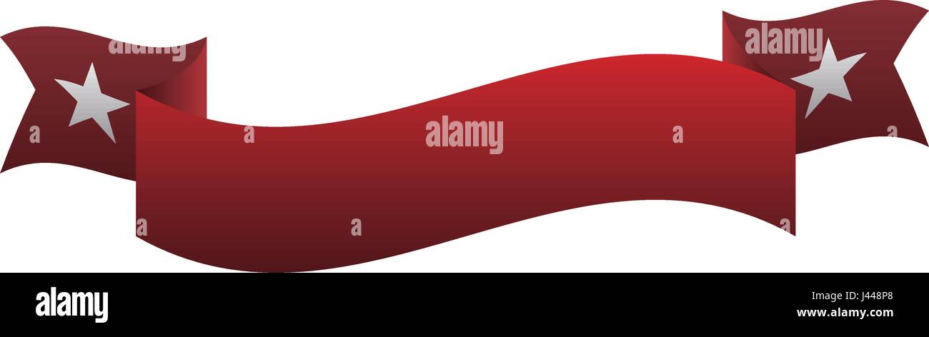 Ribbon banner isolated Stock Vector Image & Art - Alamy