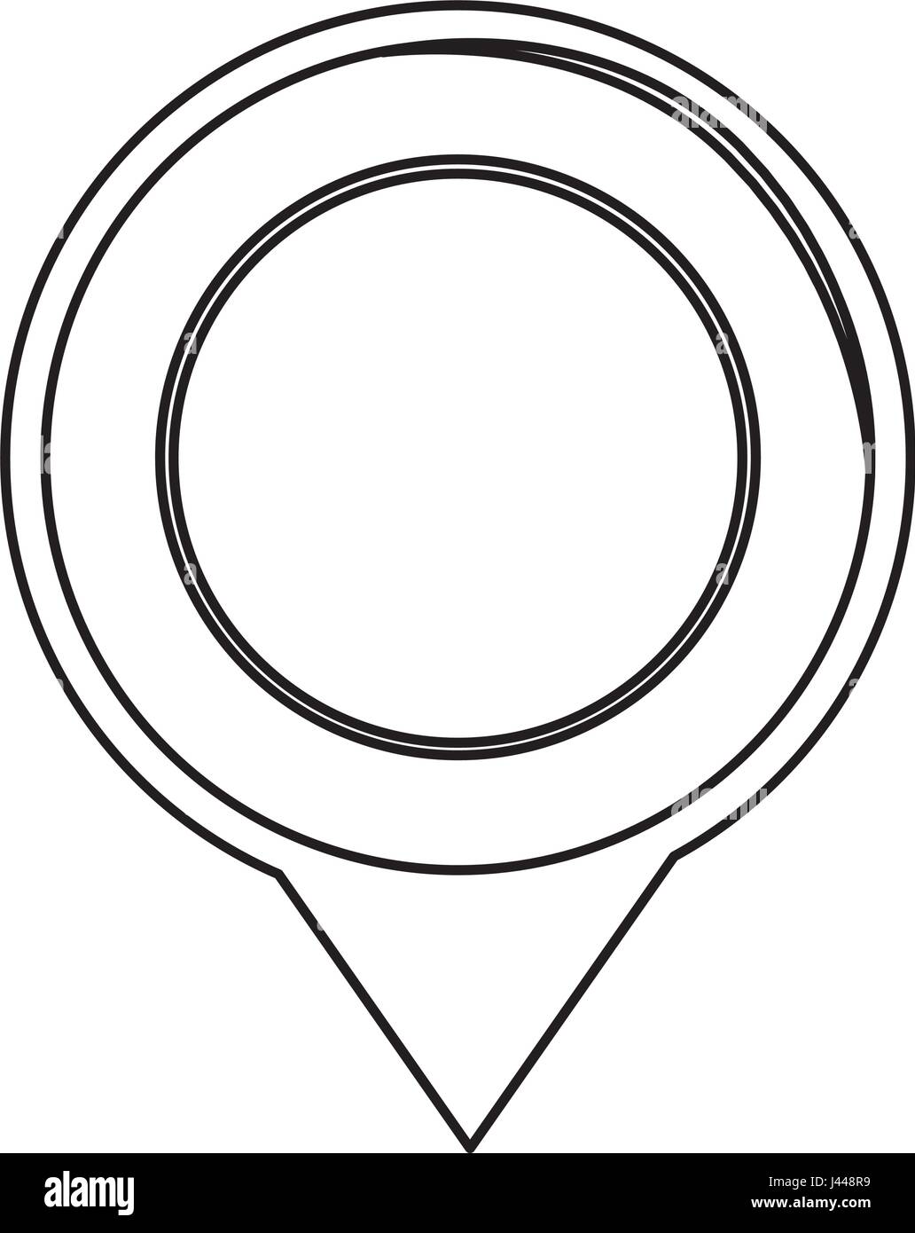 Map pointer symbol Stock Vector Image & Art - Alamy