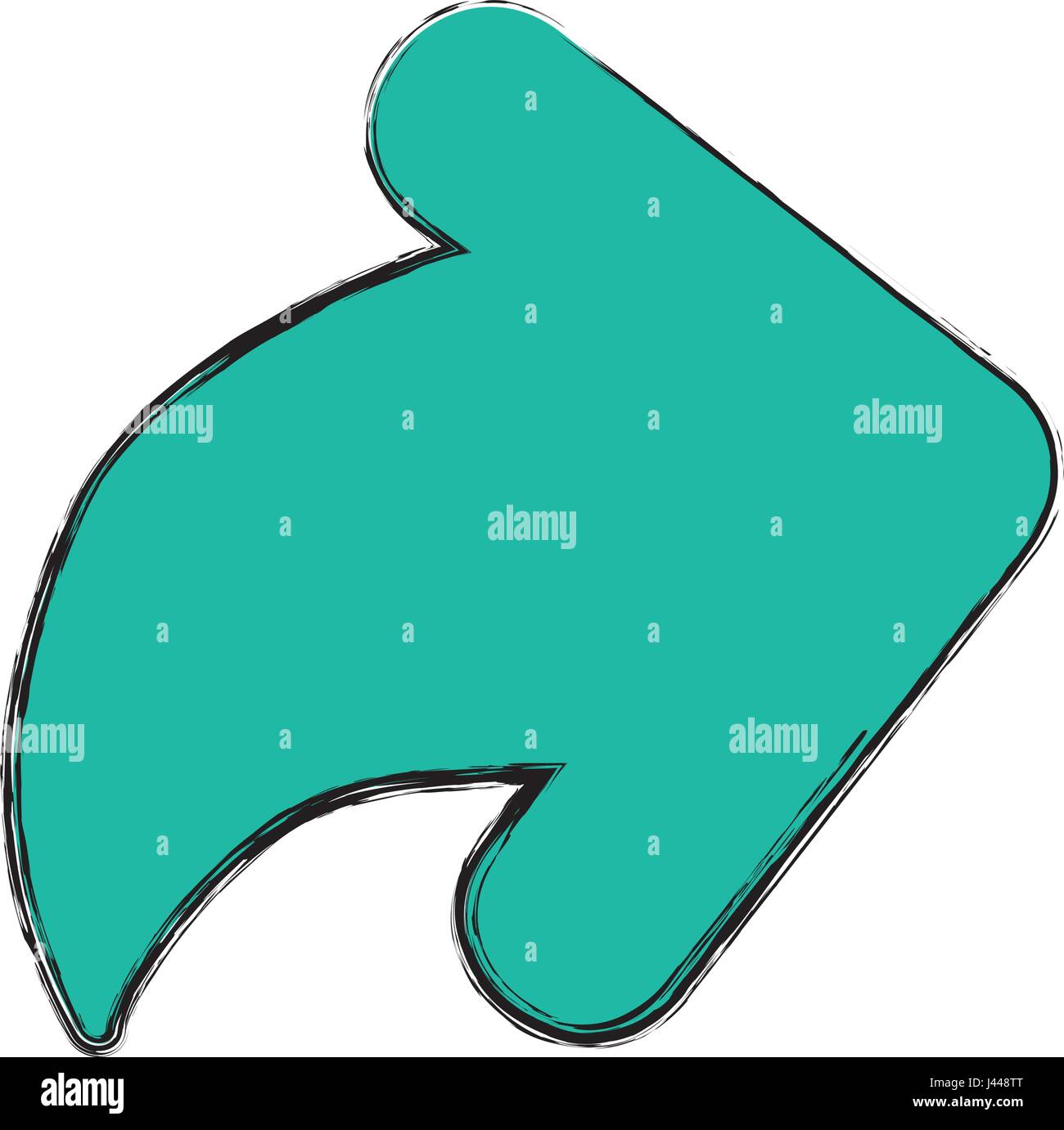 Arrow pointing right Stock Vector Image & Art - Alamy