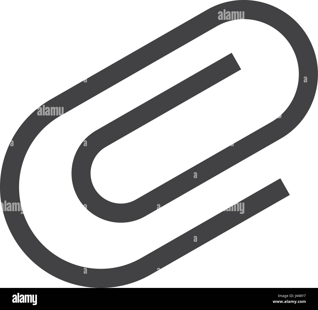Paper clip symbol Stock Vector Image & Art - Alamy