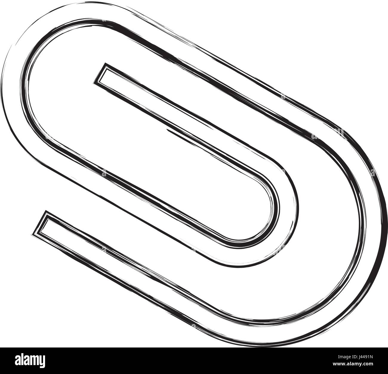 Paper clip symbol Stock Vector Image & Art - Alamy