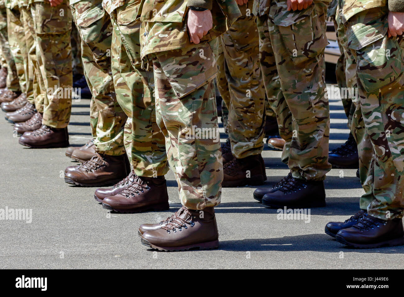 British army soldier parade hi-res stock photography and images - Alamy