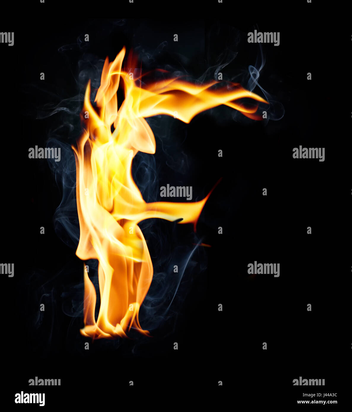 Letter F Fire