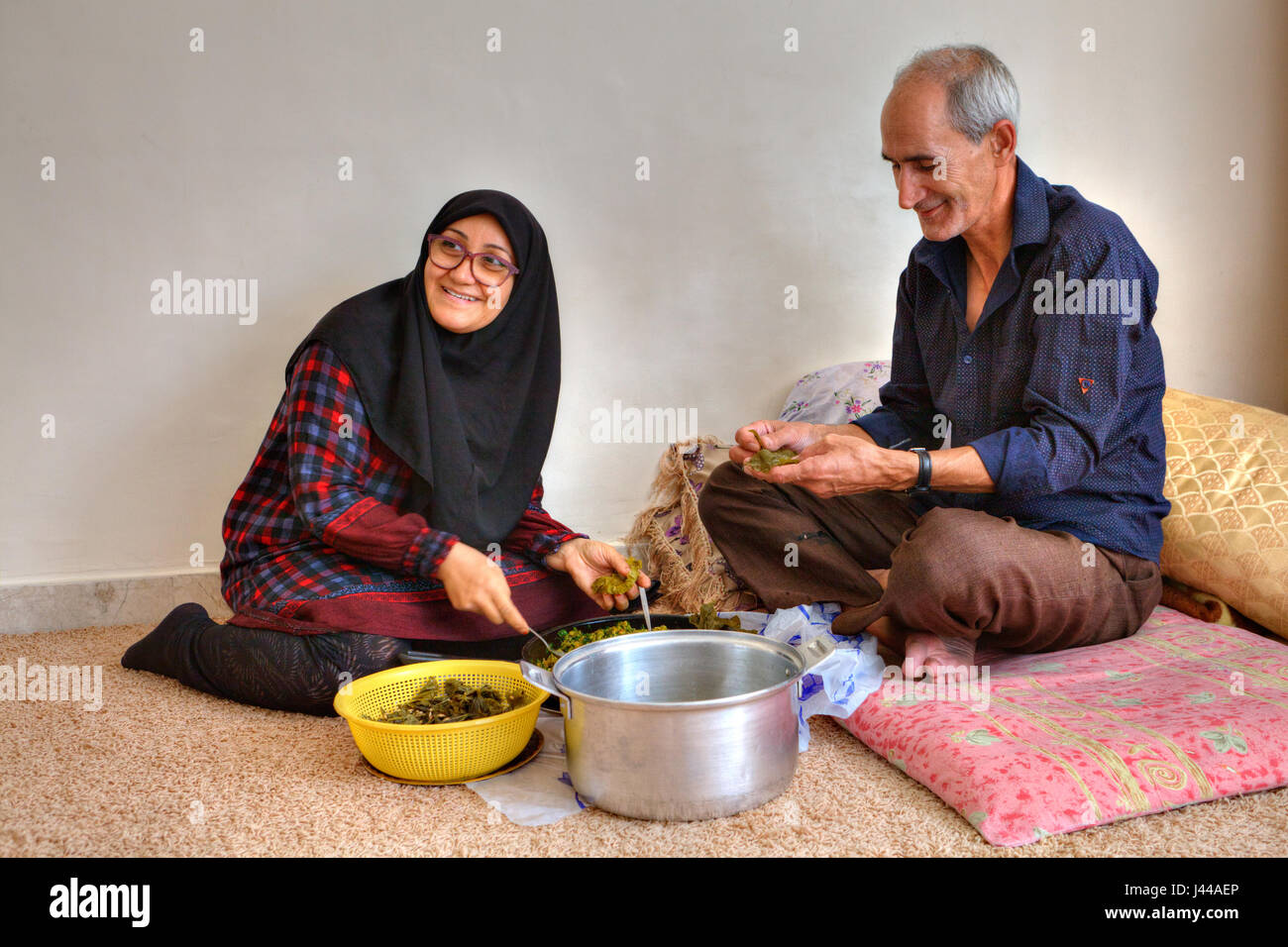 Bandar Abbas, Hormozgan Province, Iran - 15 april, 2017: An elderly ...