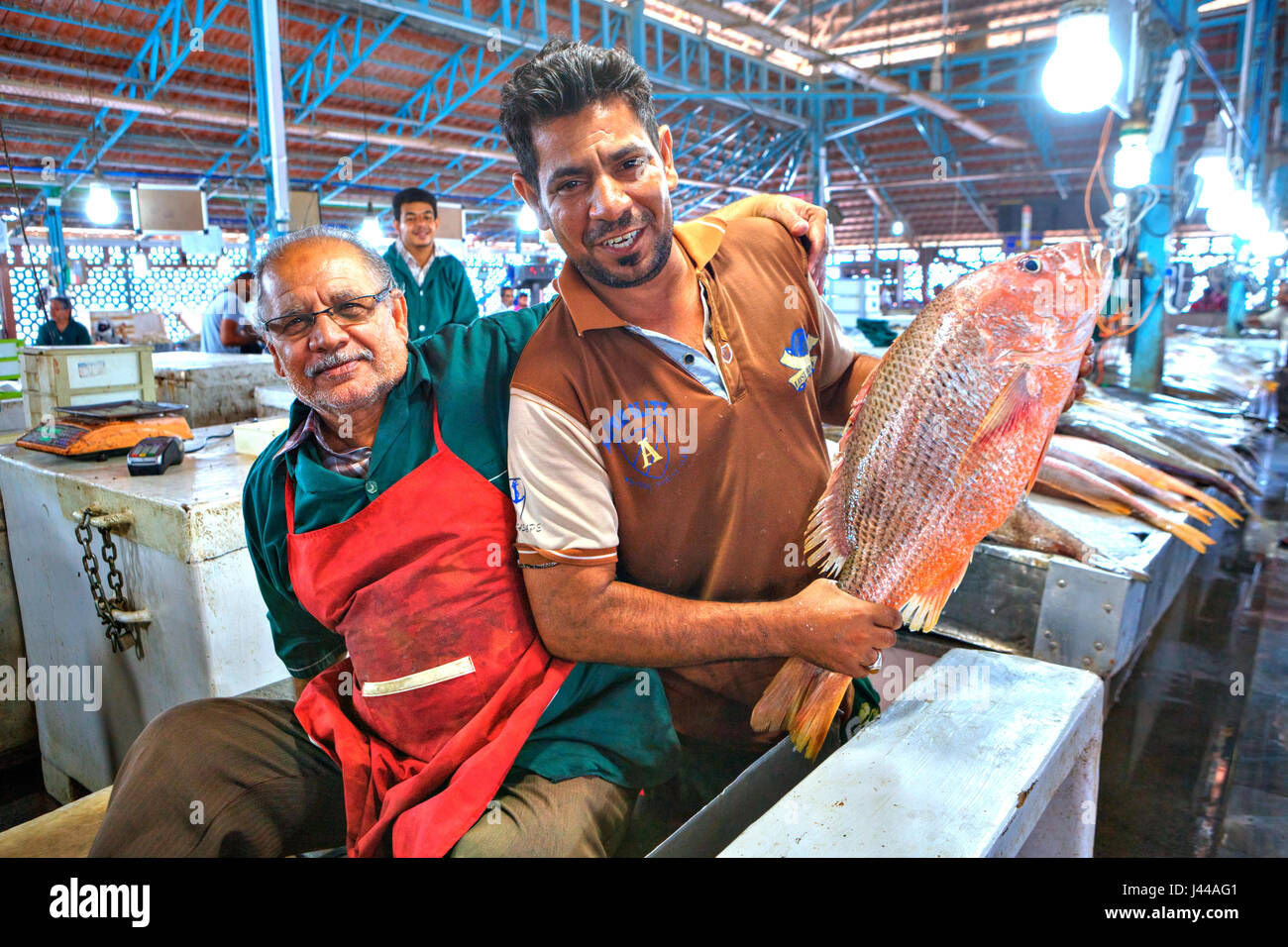 Bandar Abbas, Hormozgan Province, Iran - 16 april, 2017: Two persian ...