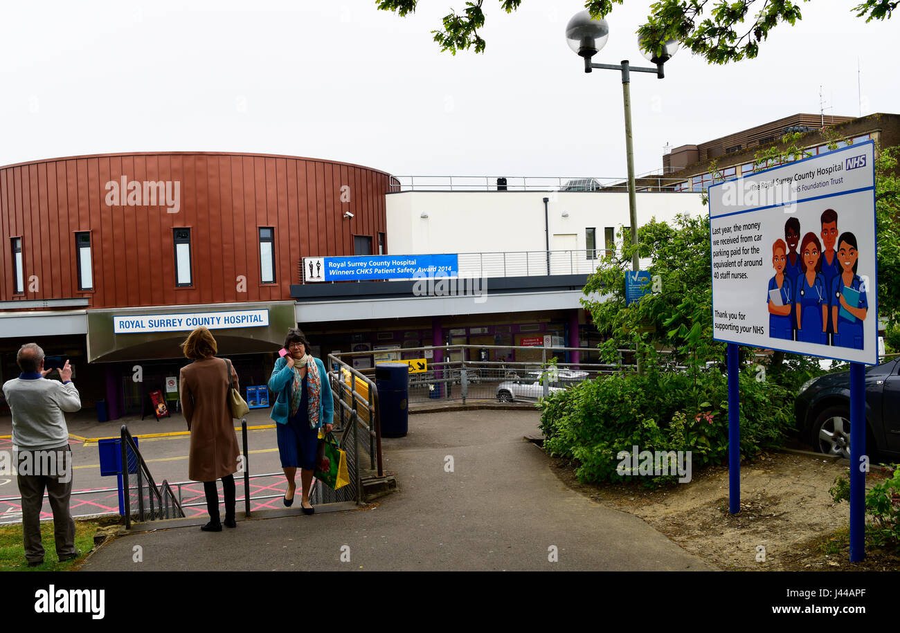 Royal surrey county hospital hi-res stock photography and images - Alamy