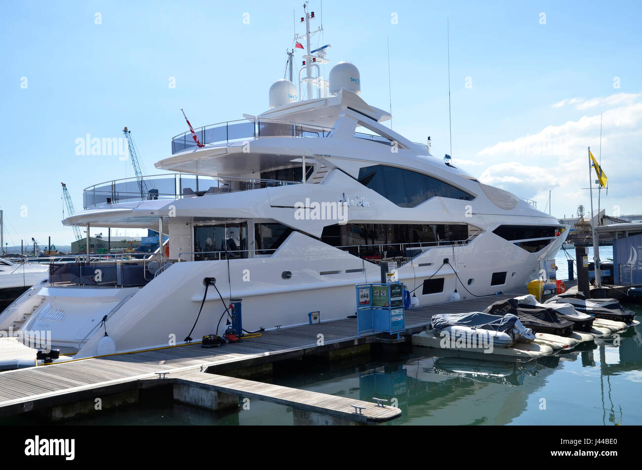Sunseeker Yacht Luxury Boat High Resolution Stock Photography and ...