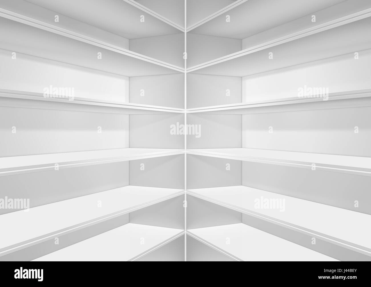 White empty shelf for presentations Stock Photo - Alamy