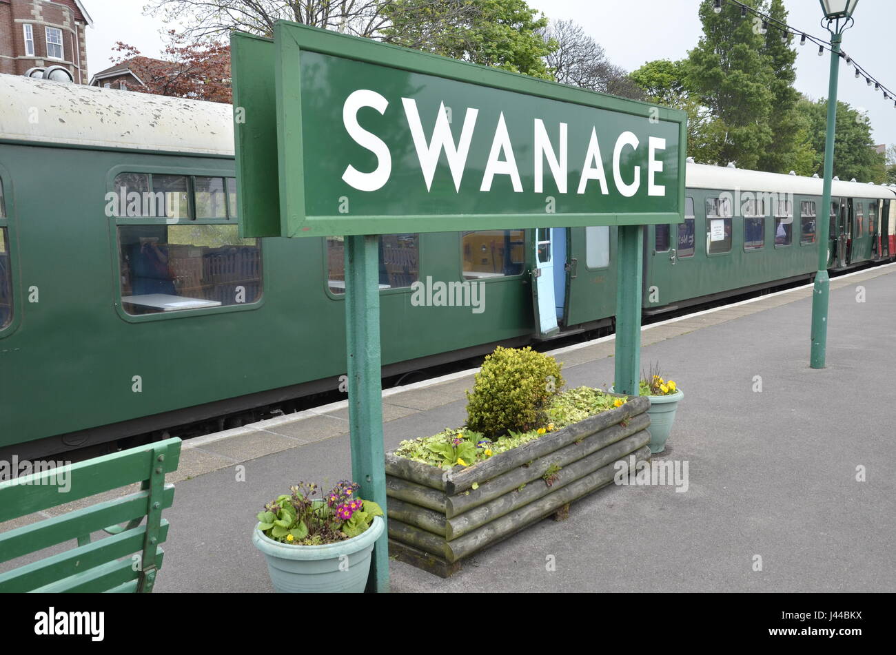 Swanage railway sign hi-res stock photography and images - Alamy