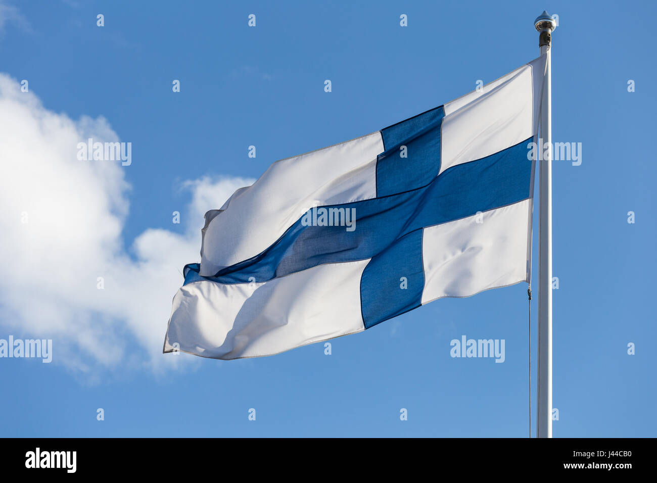 Finnish flag hi-res stock photography and images - Alamy