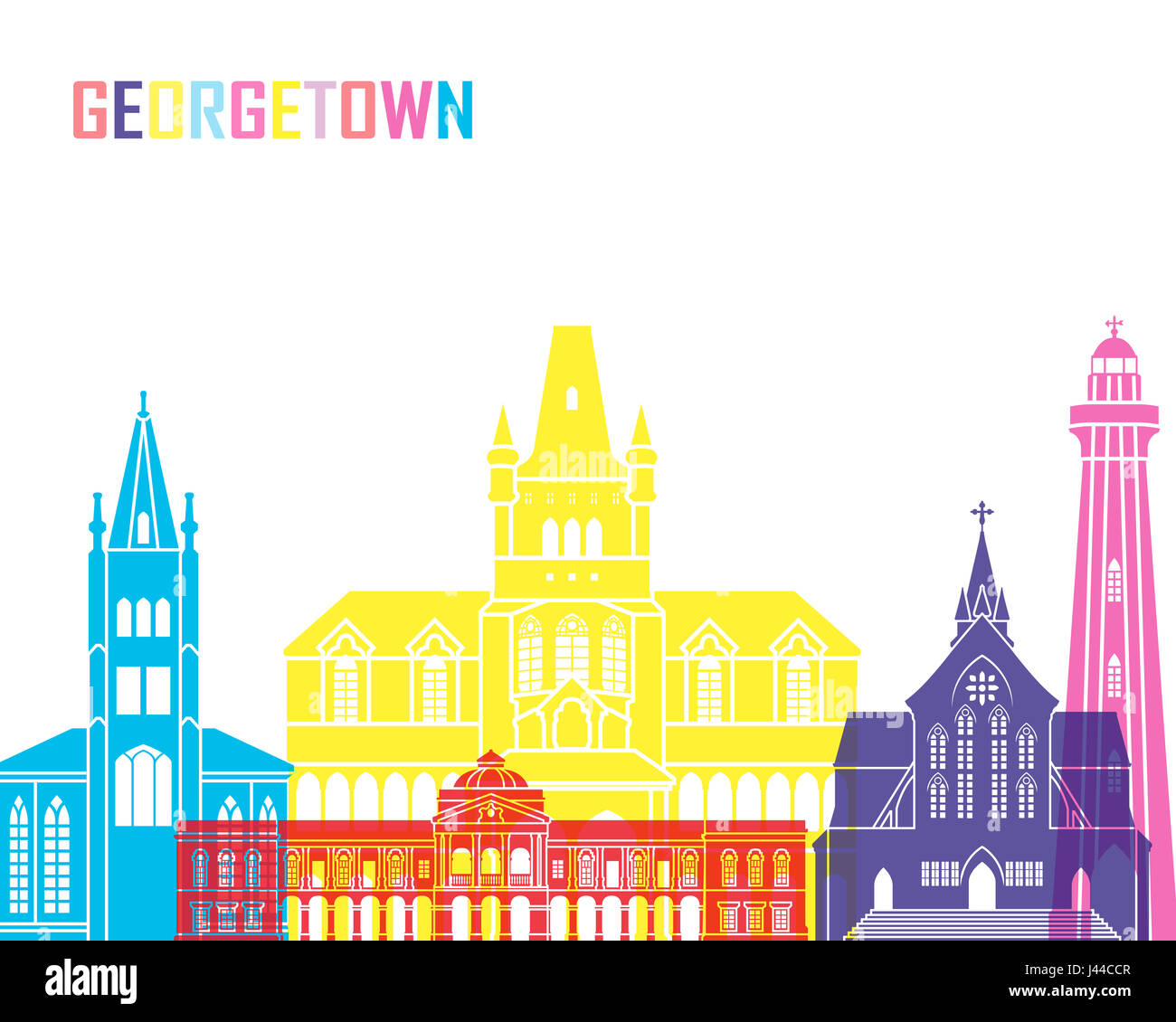 Guyana georgetown architecture hi-res stock photography and images - Alamy