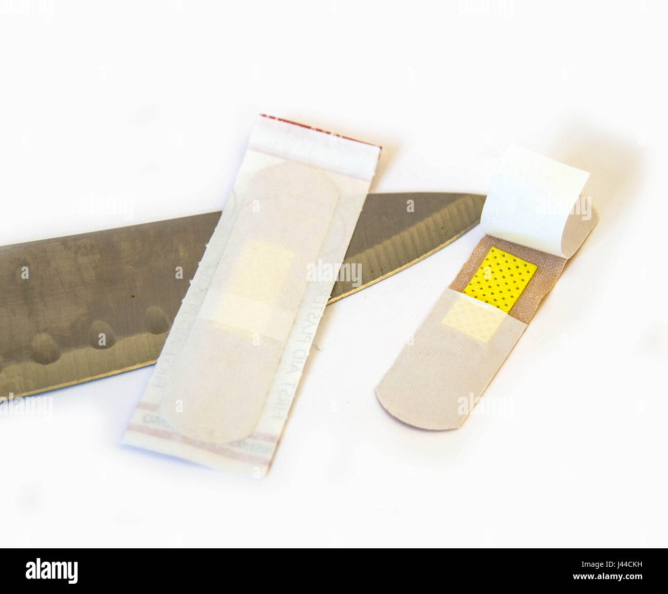 Wound band, hand cutting, wound band in blade cuts, use wound band ...