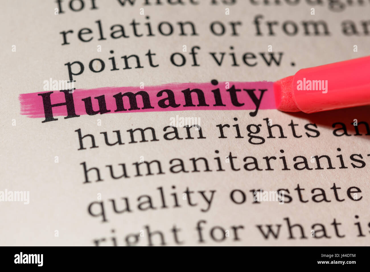 Fake Dictionary, Dictionary definition of the word humanity. including ...