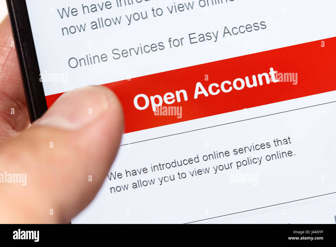 Open a bank account hi-res stock photography and images - Alamy