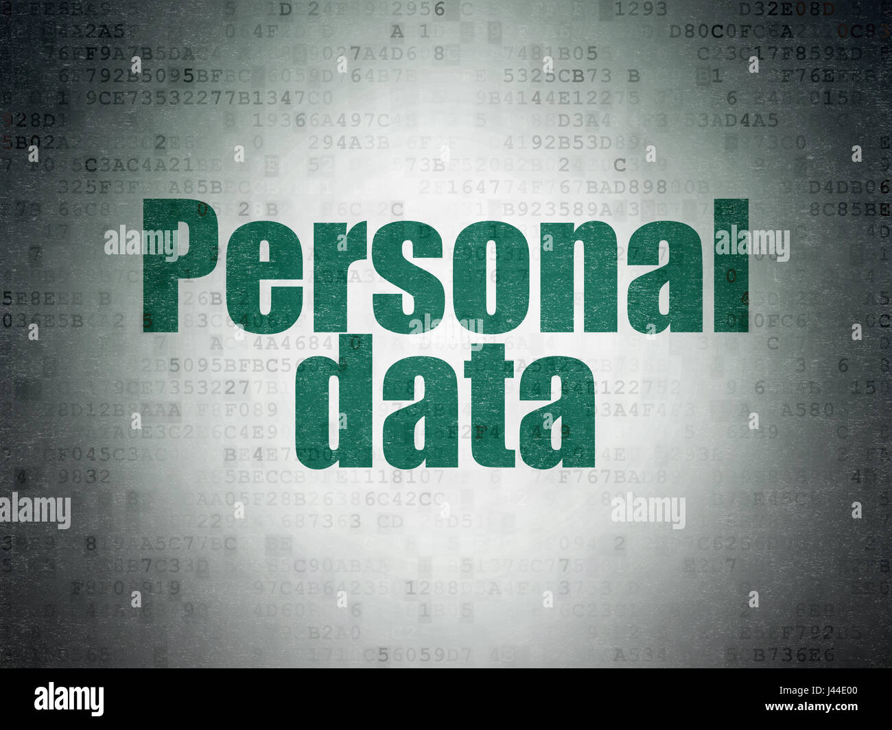 Data concept: Personal Data on Digital Data Paper background Stock ...