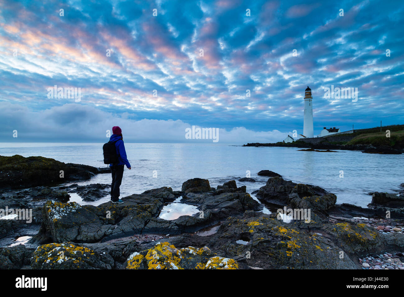 Ferryden lighthouse hi-res stock photography and images - Alamy
