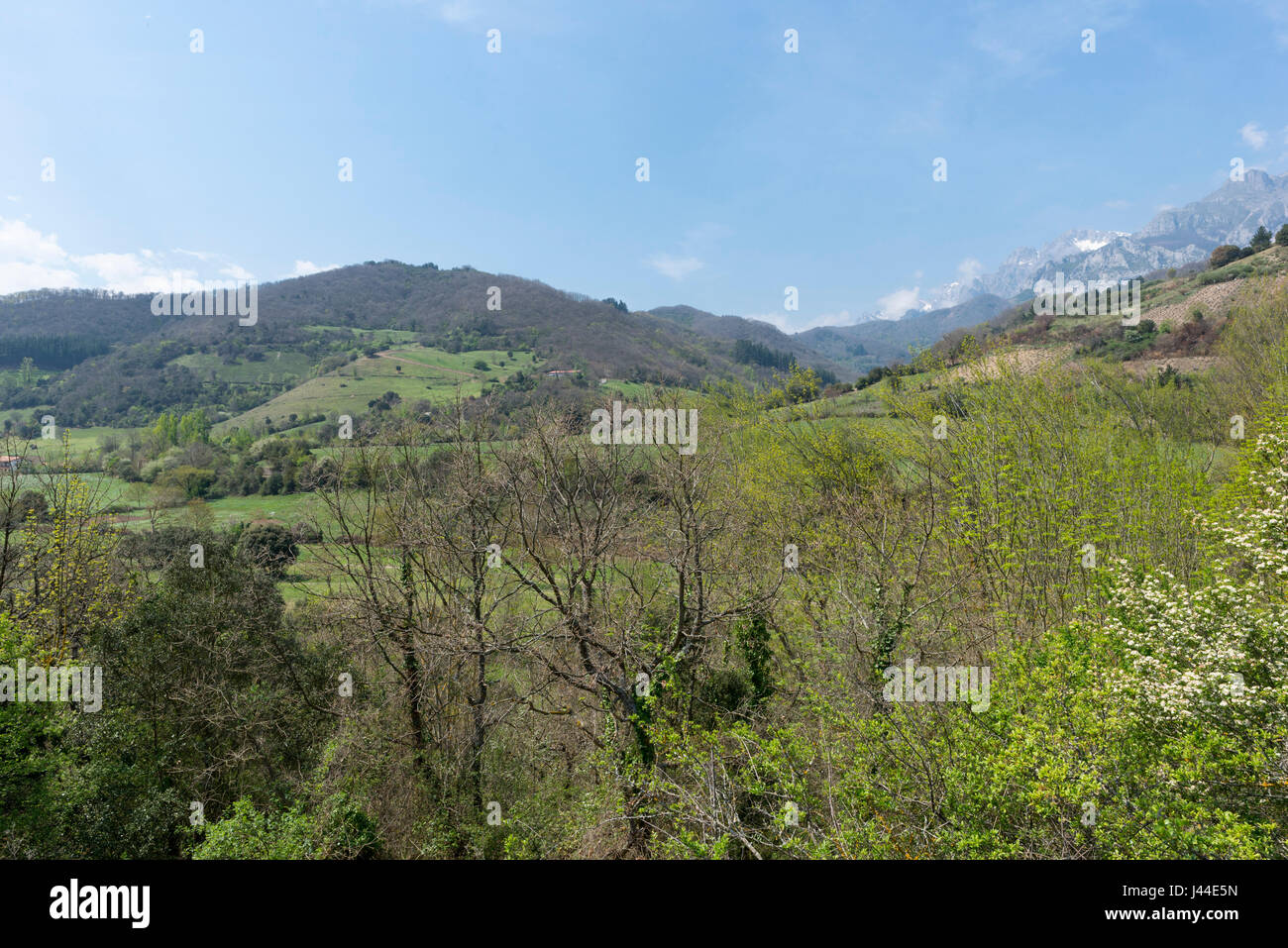 Hiking around Potes on the peaks of europe Stock Photo - Alamy