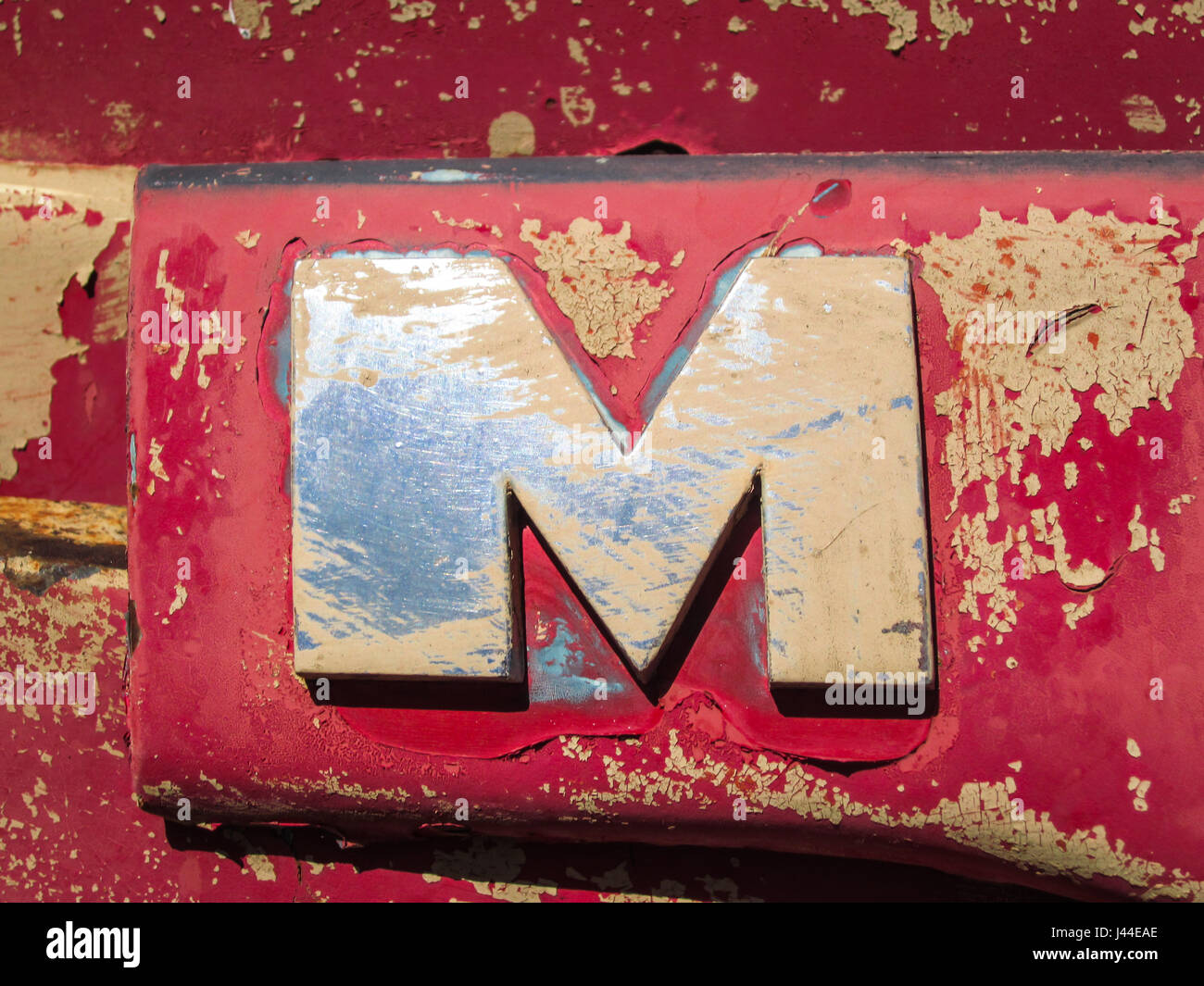 Metal letter m hi-res stock photography and images - Alamy