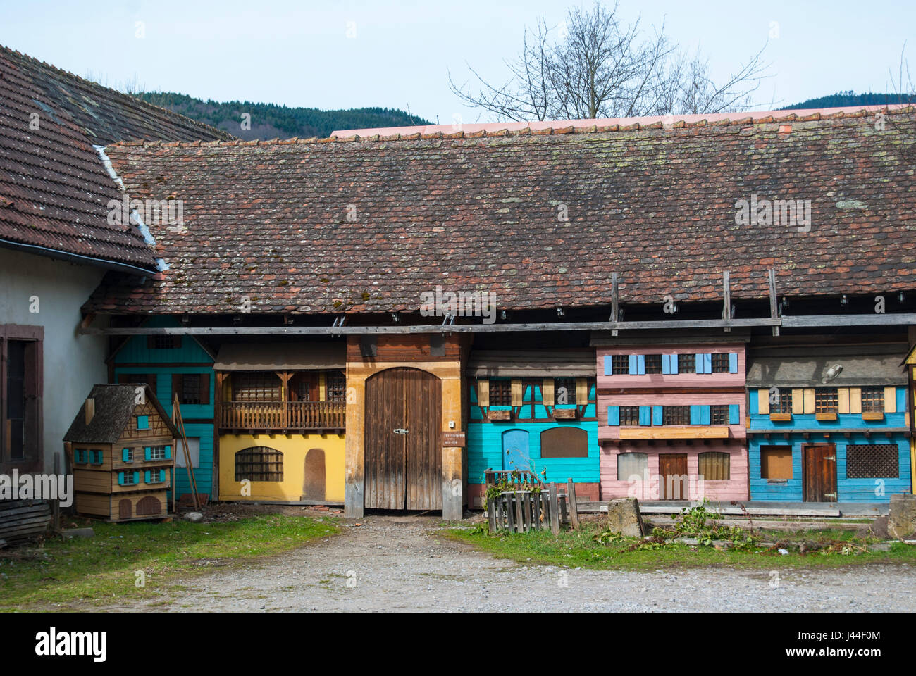Miniature Alsace Style Houses Colmar Stock Photo - Alamy