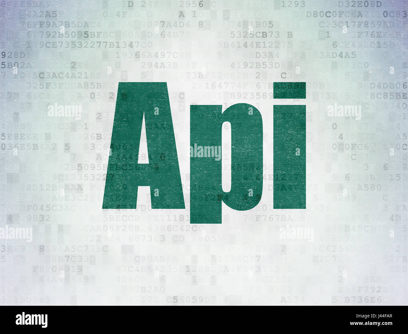 Programming concept: Api on Digital Data Paper background Stock Photo ...