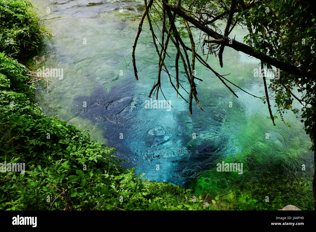 Blue eye spring national park albania hi-res stock photography and ...