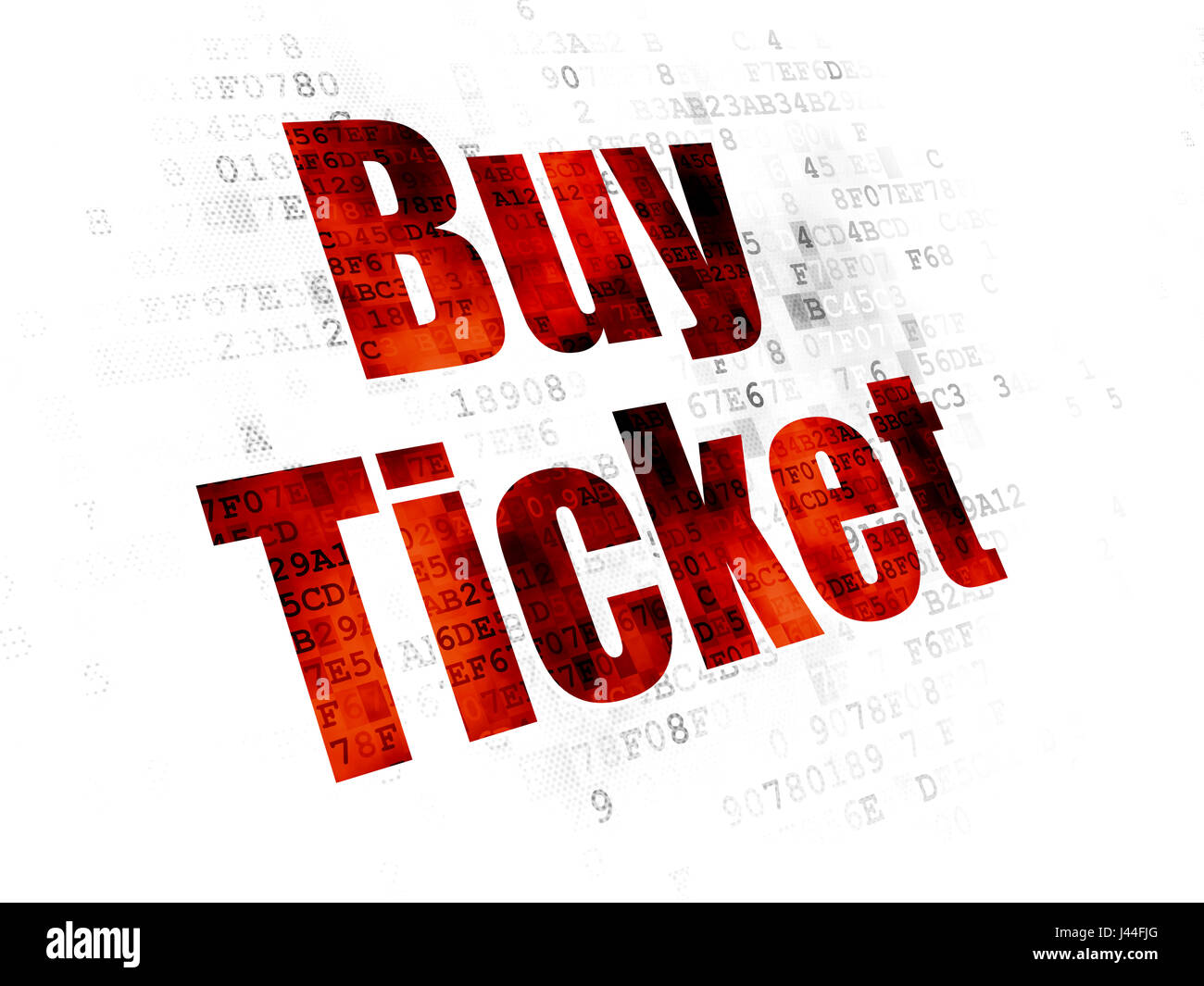 Tourism concept: Buy Ticket on Digital background Stock Photo - Alamy