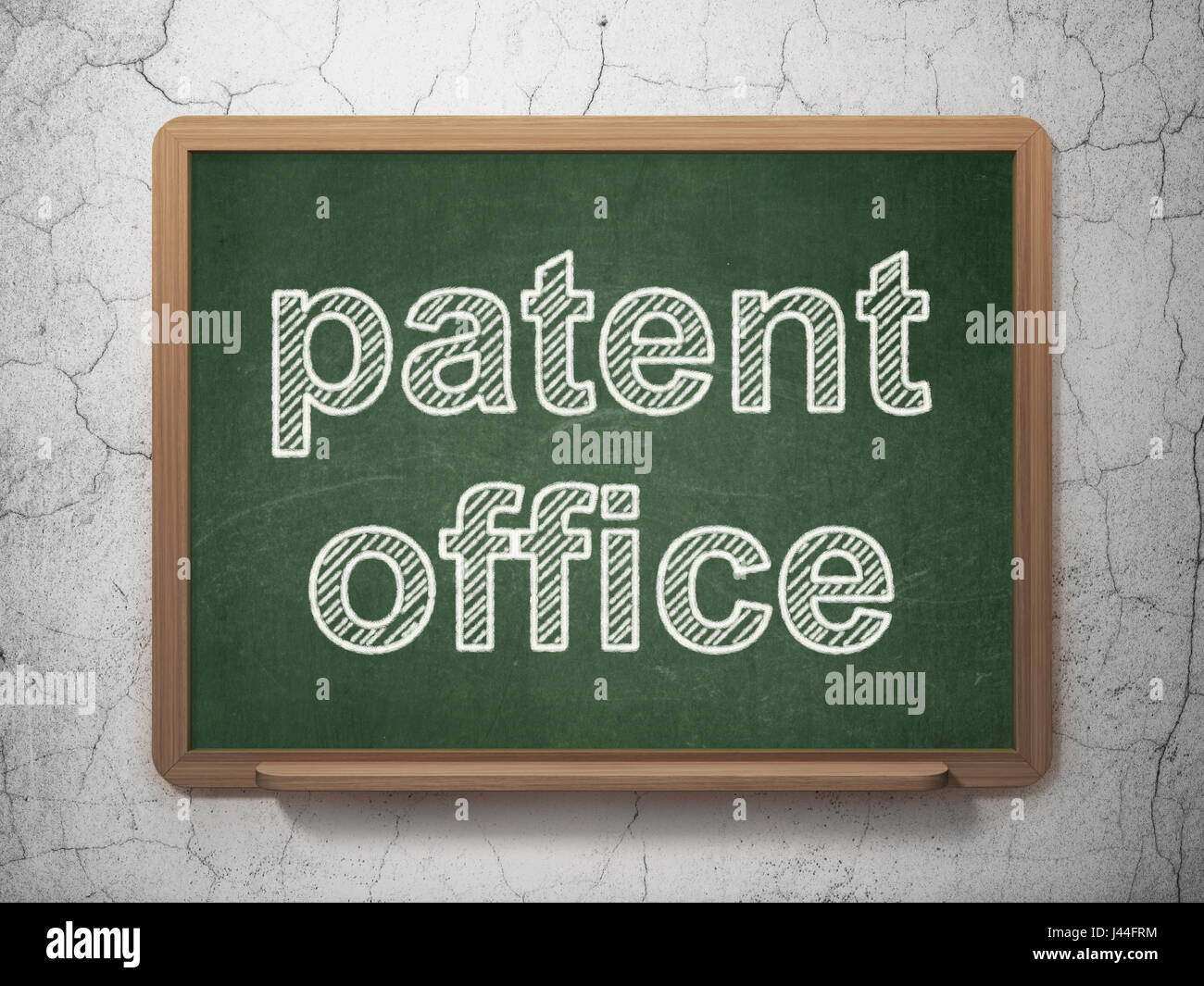 Law concept: Patent Office on chalkboard background Stock Photo - Alamy