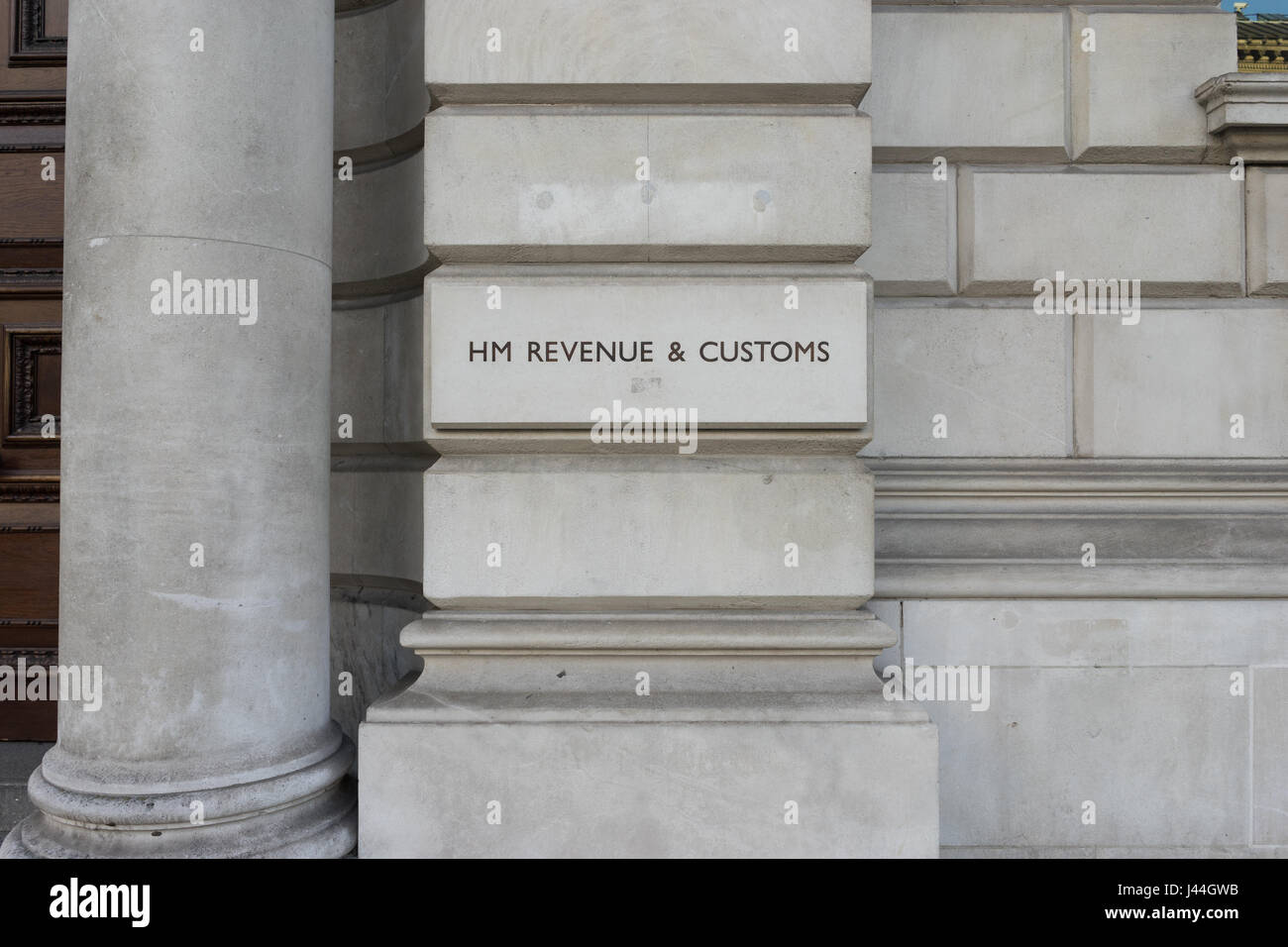 Exterior view of the HM Revenue and Customs Office building in ...