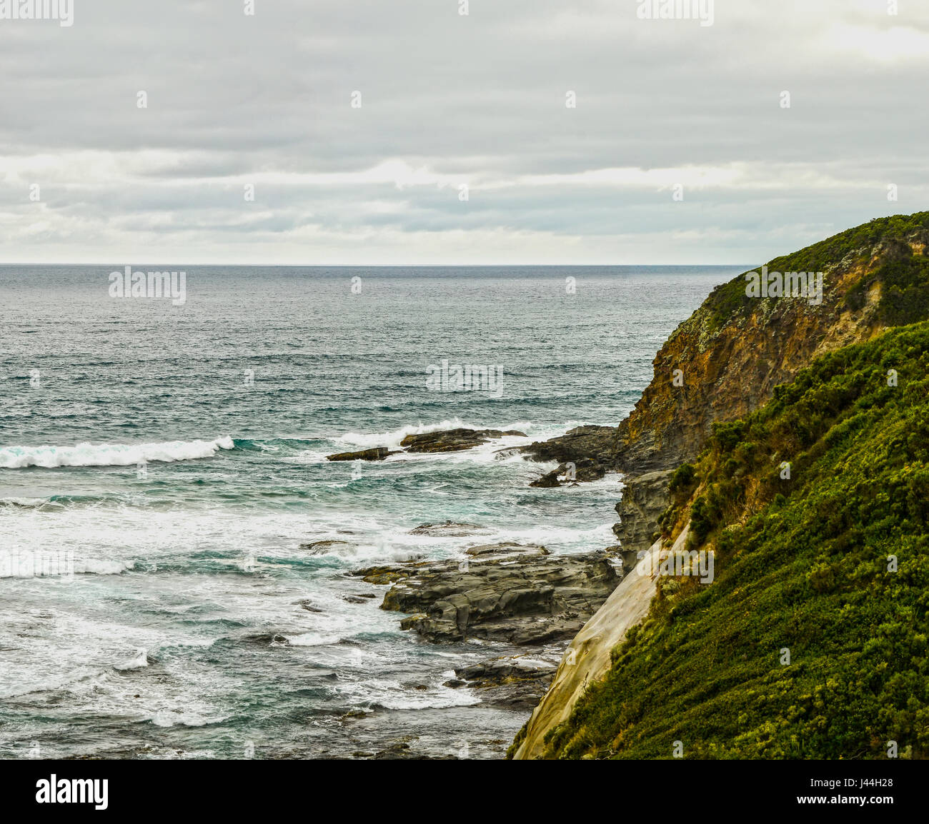The Sunny coast of the Pacific ocean Stock Photo - Alamy