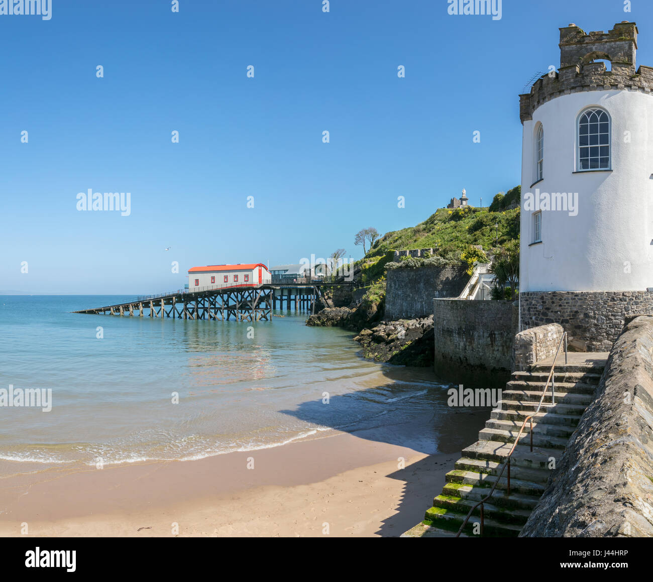 Tenby, Pembrokeshire, Wales May 2017 UK Holiday destination on the west ...