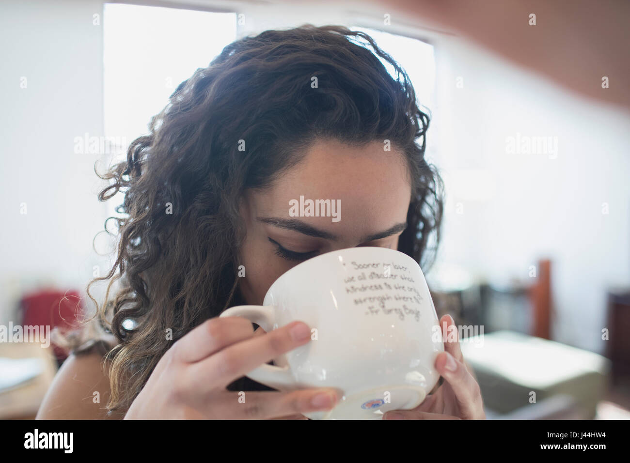 Drinking From A Mug High Resolution Stock Photography and Images - Alamy