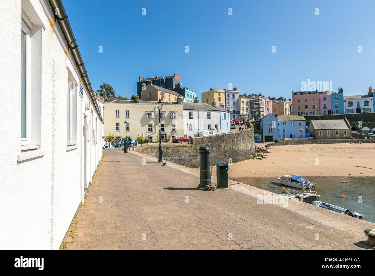 Tenby, Pembrokeshire, Wales May 2017 UK Holiday destination on the west ...