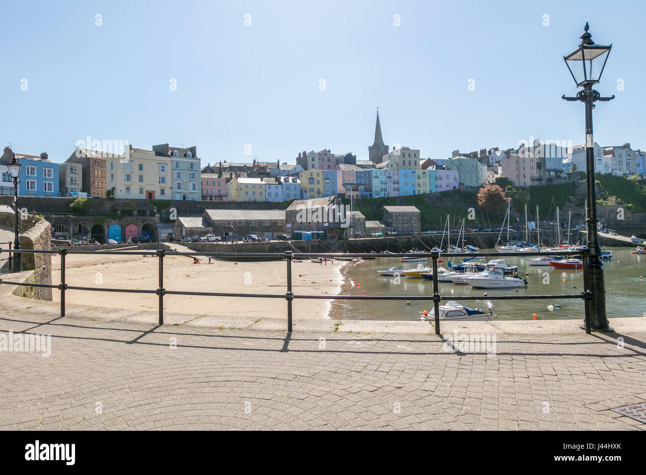 Tenby, Pembrokeshire, Wales May 2017 UK Holiday destination on the west ...