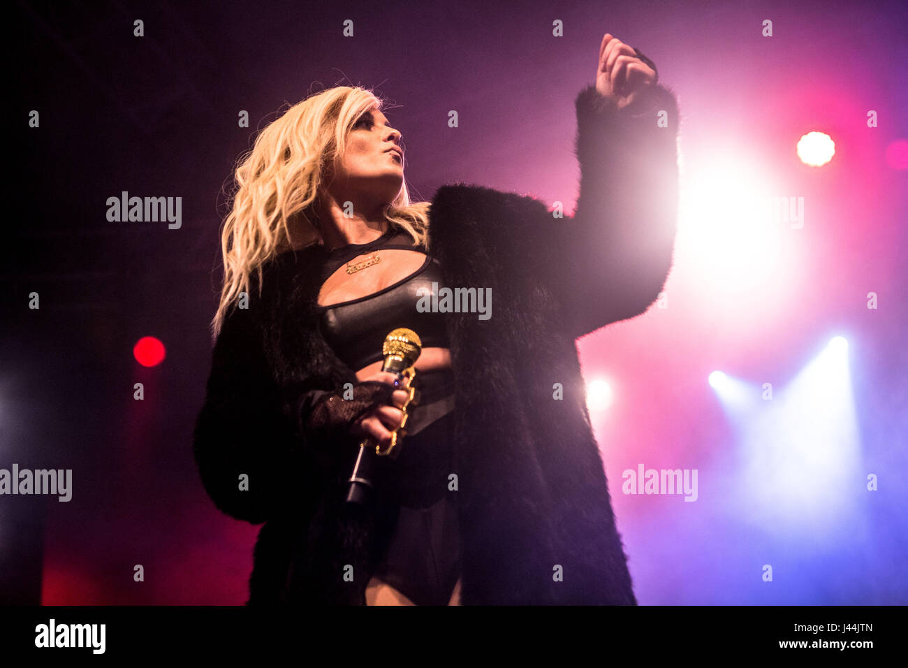 American singer-songwriter and record producer Bebe Rexha performs live ...